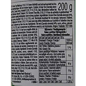 Number One Milk Green Tea Mix in Fine Loose Leaves with Mild Jasmine Flavor, Effortlessly Make Iced Thai Green Tea with Milk or Boba Tea, 70-Year-Old Traditional Brand from Thailand (7 oz Bag)