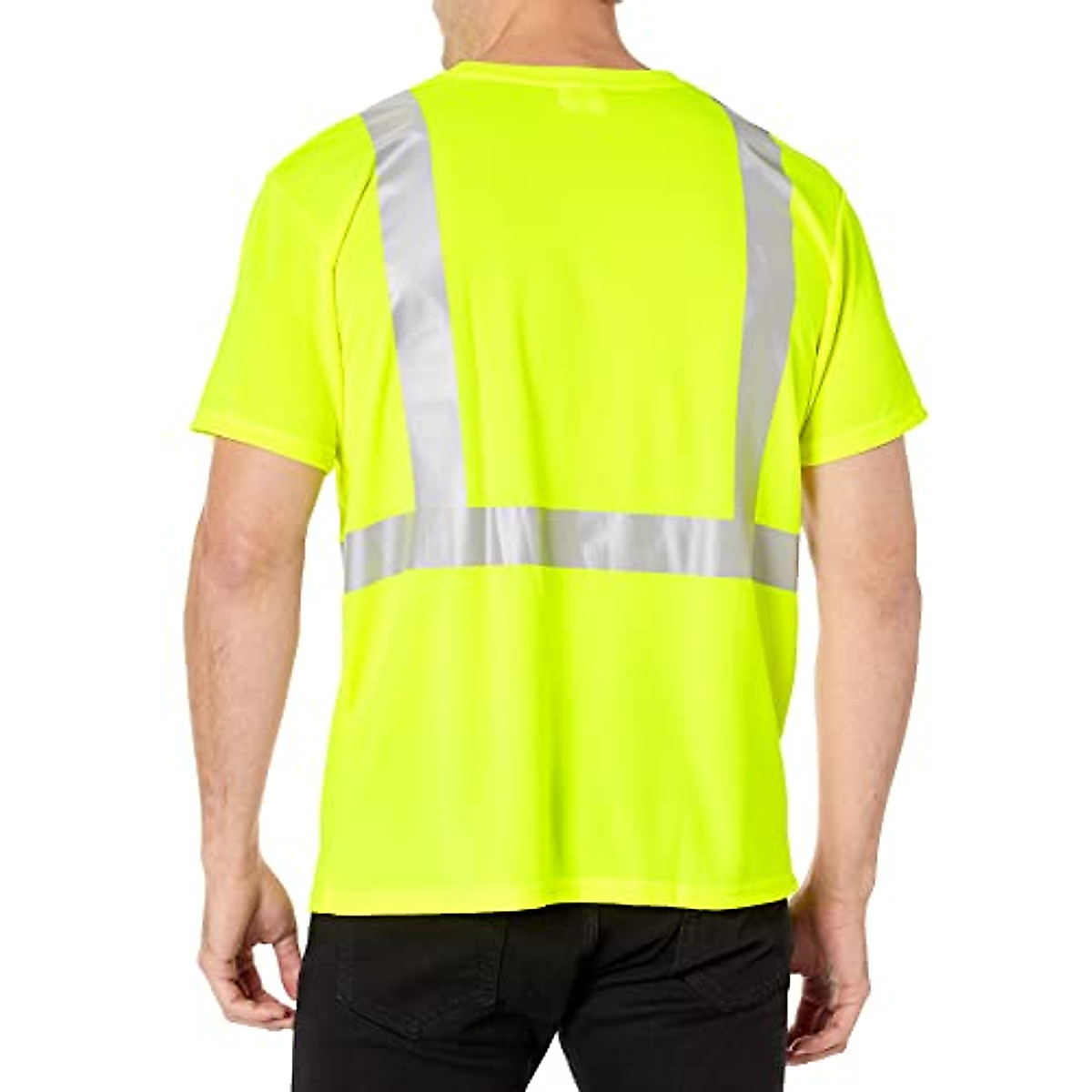 Radians unisex adult St11 Industrial Safety Shirt Short Sleeve, Safety Green, X-Large US