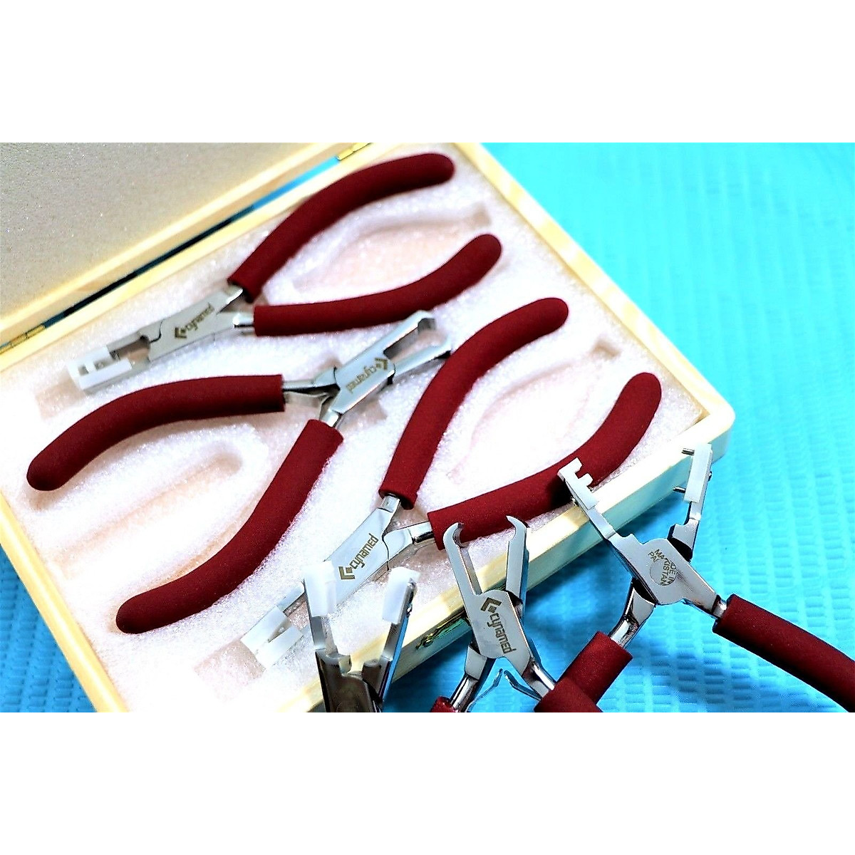 Quality Rimless Glasses Frame Silhousette Eyeglass Plier Set Optical Tool Kit-Optical PLIER