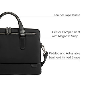 TUMI - Harrison Sycamore Slim Top Zip Briefcase - 15 Inch Computer Bag for Women - Black