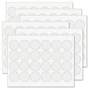 Monogram Personalized Envelope Seals Embellish - Set of 144, Round Self-Adhesive, Flat-Sheet Labels, by Colorful Images
