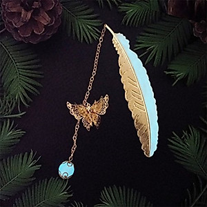 Bookmarks for Women Men,Metal Bookmark for Book Lovers, Luminous Book Marks with Gift Box fit Kids Girls Reading Lovers