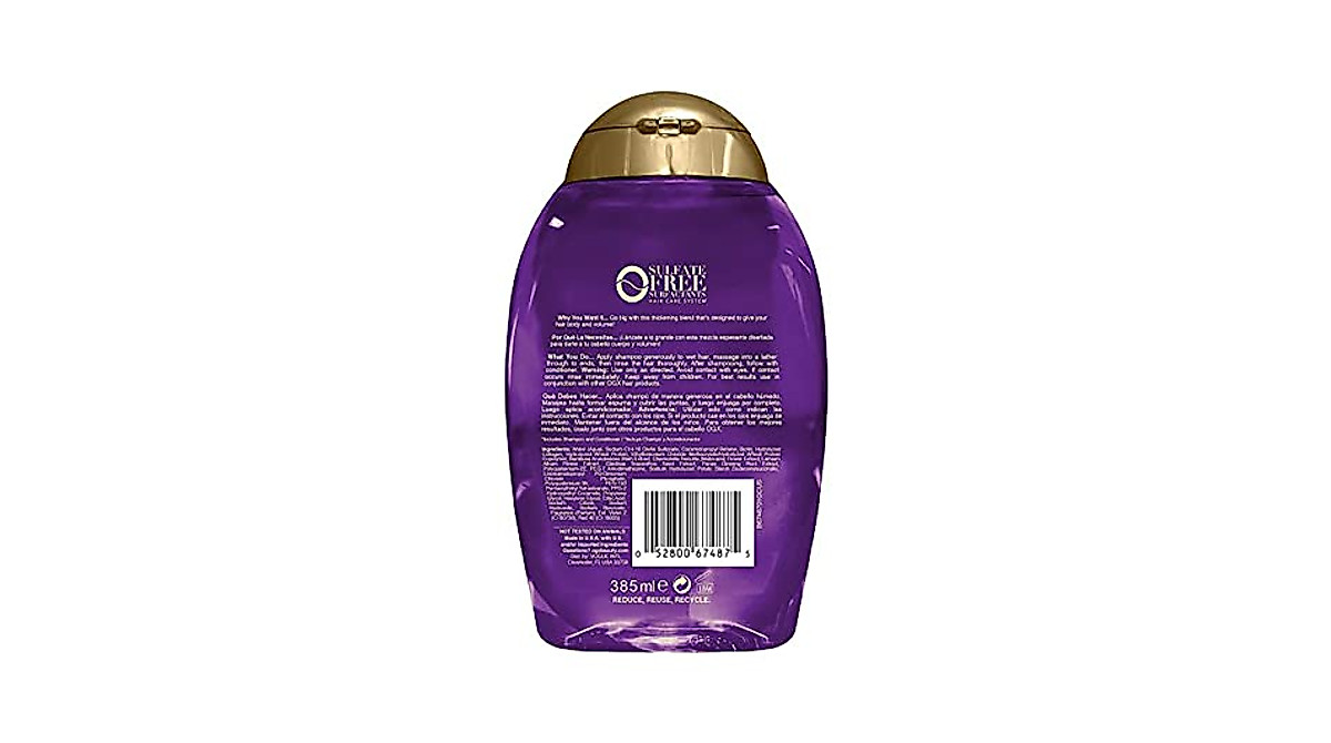 OGX Biotin Collagen Shampoo: Extra Strength Volume for Fine Hair