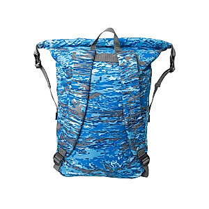 geckobrands Endeavor Waterproof Backpack, Ocean geckoflage