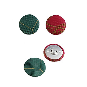 BEAMNOVA Fabric Button Maker Kit Punch Press Cloth Button Cover Making Machine DIY Tools 3 Sizes Die Set 18,25,30mm & 300 Button Supplies