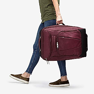 ebags ebags Mother Lode 21 Inches Carry-On Rolling Duffel - Luggage (Heathered Graphite)