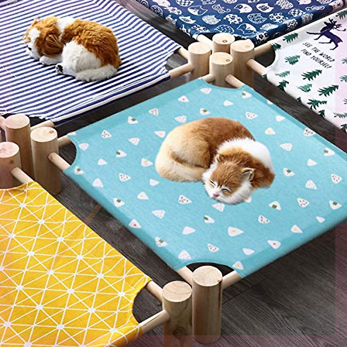 balacoo Elevated Dog Cat Bed Portable Raised Pet Cot for Dogs Puppy Cat Indoor Outdoor