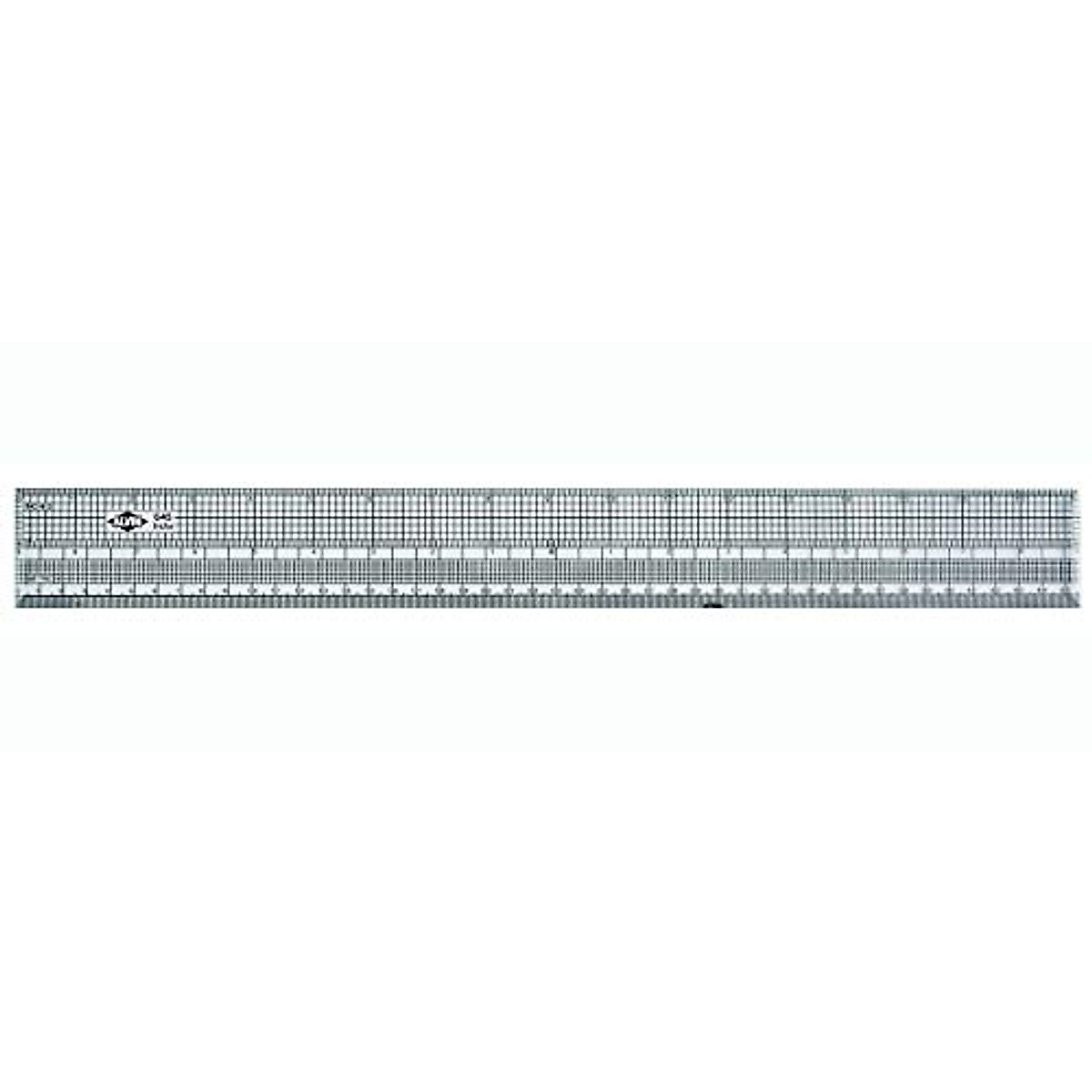 ALVIN Clear Grid Scale G45, Measuring Tool and Pattern Making Scale, Multipurpose for Design, Drafting, Art, and More, Great for Students and Professionals - 18 Inches