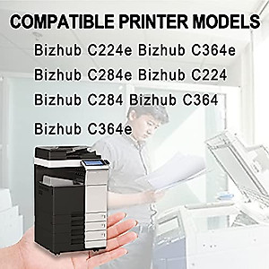 RUYY (Black,2 Pack) TN321K | A33K130 TN-321 Toner Cartridge Replacement for Konica Minolta Bizhub C224e C364e C284e C224 C284 C364 C364e Toner Kit Printer