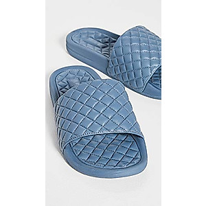 APL: Athletic Propulsion Labs Men's Lusso Slides, Moonstone, Blue, 12 Medium US