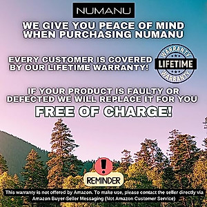 NUMANU New-Gen Collapsible Stool 2-Pack w/Carabiner Clips - Lightweight, Sturdy, Portable, Adjustable Telescoping Compact Folding Chair or Foot Rest for Travel, BBQ, Camping, Queue - Max 400lbs