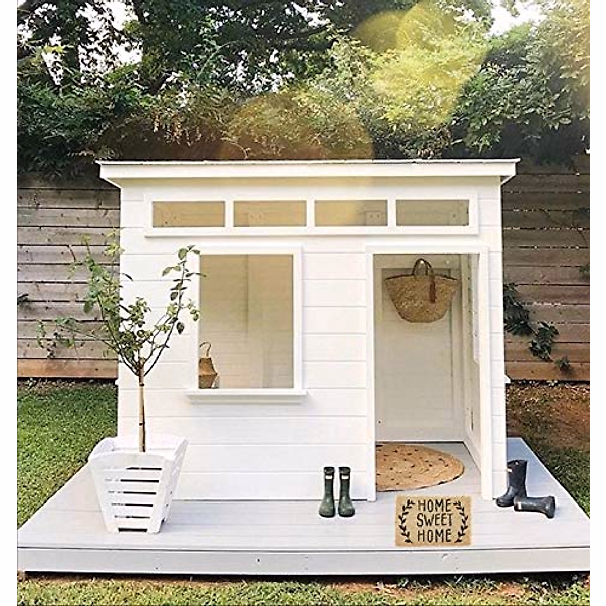 N&M Products Children's Sized Door Mat for Play House - Kids Size Floor Mat (Home Sweet Home)