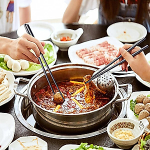 Metal Chopsticks Reusable Titanium Plated Stainless Steel Chopsticks Japanese Korean Chopsticks for Food & Cooking 9.5Inch Non-Slip for Beginners Square Laser Chopsticks 5 pairs Gift Set