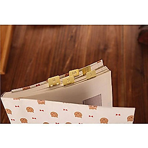 EKLOEN 12pcs Brass Bookmarks, Mini Cute 1-12 Number Book Marks Ideal Gifts