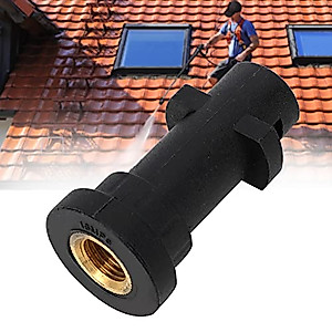 Washer Nozzle, G1/4 Washer Hose Nozzle Adapter Garden Hose Nozzle High Pressure Washing Machine Nozzle Joint Fit for Karcher K2~K7