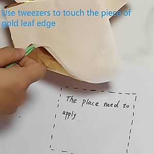 100pcs Imitation Gold Leaf for Arts, Gilding Crafting, Painting, Furniture Decoration, Imitation Gold Foil Sheets 5.5" x 5.5" (Gold-100pcs)