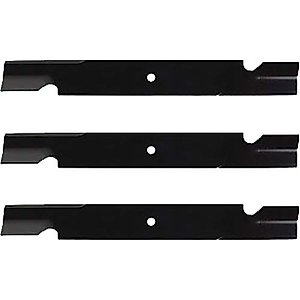 (3 Pack) Premium High Lift - Notched Replacement XHT Lawn Mower Blade Fits Toro/Wheel Horse 110-0404 | 24.4375" x 3" / 0.625" Hole