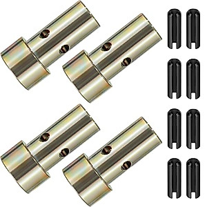 2 Pairs of Cat 1 Quick Hitch Adapter Bushings Set for Category I 3-Point Tractors Use with Quick Hitch System