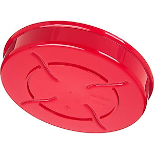 Carlisle FoodService Products 047505 Stackable Tortilla Server w/Lid, 7-1/4" / 2", Red