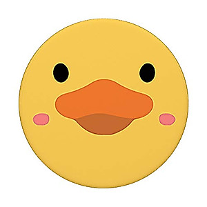 Duck Face Funny Yellow Rubber Duck Cute Duck PopSockets Swappable PopGrip