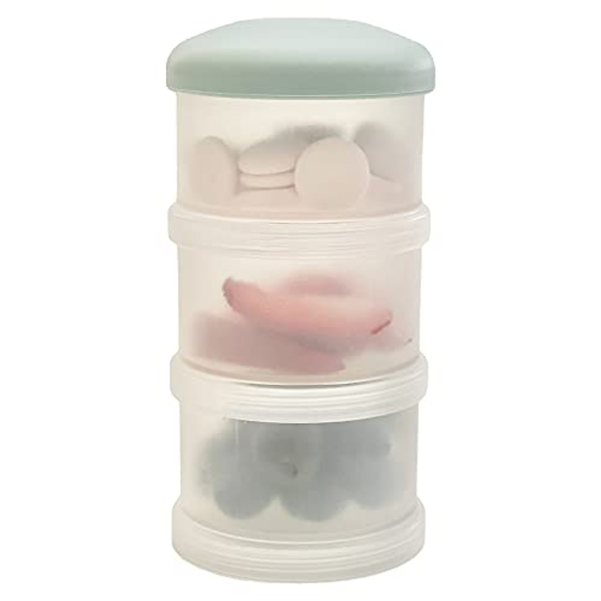 LITTOES Food Pots 3oz Baby Food Storage Containers for Parents On The Go Blue 2-pack