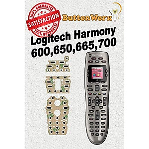 Logitech Harmony Button Repair Models 600 650 665 700