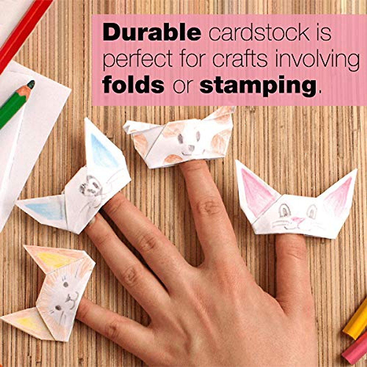 Springhill 8.5” x 11” Blue Colored Cardstock Paper, 90lb, 163gsm, 250 Sheets (1 Ream) – Premium Lightweight Cardstock, Printer Paper with Smooth Finish for Cards, Flyers, Scrapbooking & More – 085100R