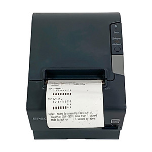 Epson TM-T88V M244A POS Compact Thermal Receipt Ticket Printer Ethernet USB, Bundle with AC Adapter