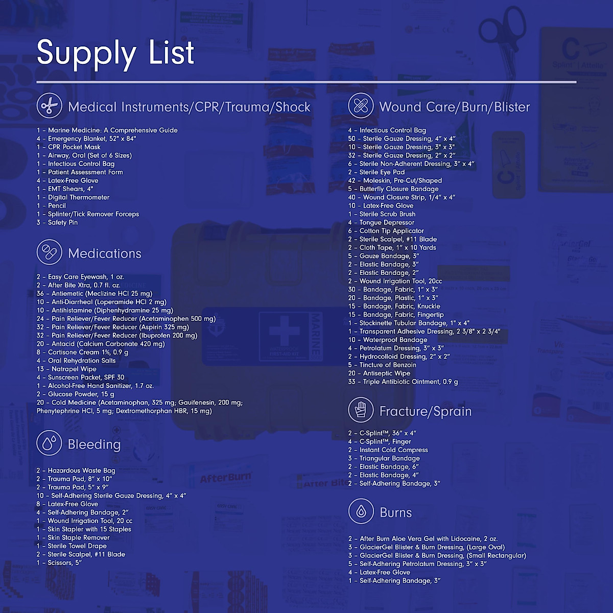 Marine Series Medical Kit - 3500