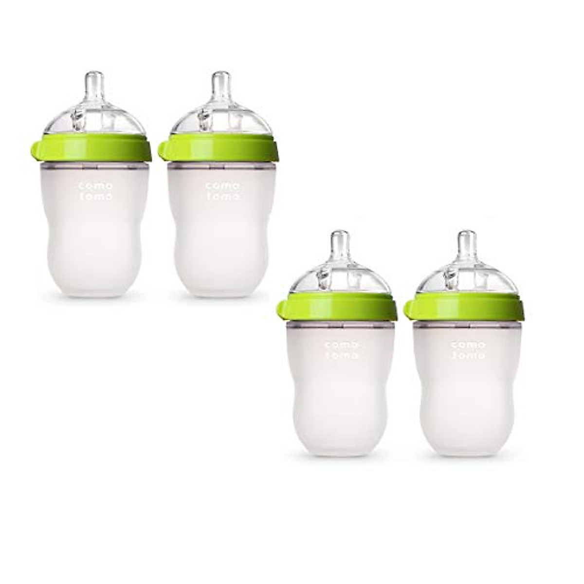 Comotomo Natural Feel Baby Bottle, 4 Pack