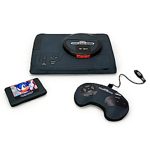 Kidrobot SEGA Genesis Gaming Console 12 Inch Interactive Plush with Sonic Cartridge
