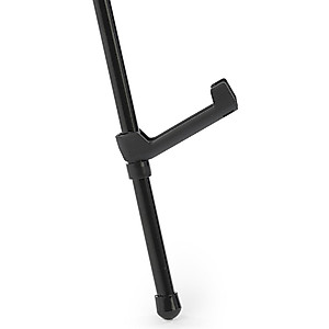 Displays2go Tabletop Easel, for Art Frames or Books, 14" Tall, Adjustable Bar (Black Metal)