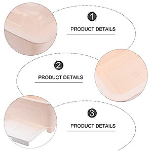 Operitacx Baby Bottle Drying Rack Kitchen Drain Rack Dish Drying Rack Bowl Chopsticks Drainer Holder Dishes Organizer Tableware with Lid Cover for Restaurant Kitchen Home (13x10.2x7.9 inch)