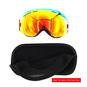 Hot Rides Ski Snowboard Goggle Case Goggle Hard Protective Carrying Cover For Spherical Lens