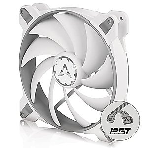 ARCTIC BioniX F140-140 mm Gaming Case Fan with PWM Sharing Technology (PST), Very Quiet Motor, Computer, Fan Speed: 200–1800 RPM - Grey/White