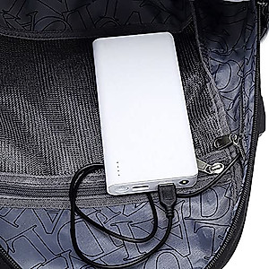 Anime One Piece Color Print Pattern Backpack Equipped with USB Interface Fashion Casual Backpack Large Capacity Laptop (Ace)