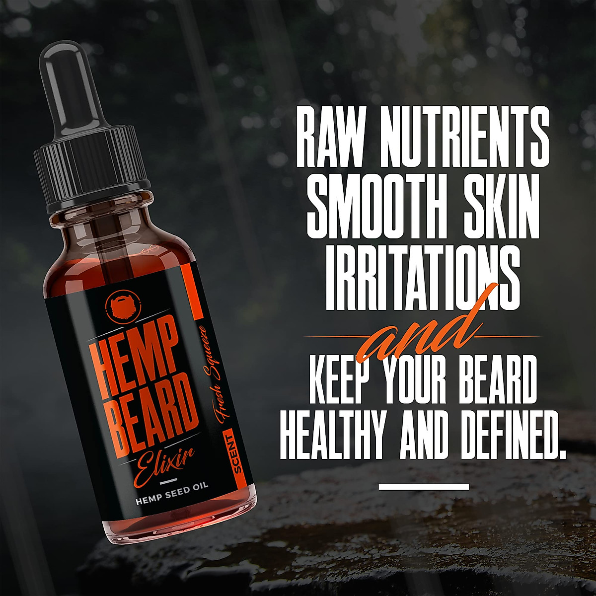 Wild Willies Enriching Beard Oil Soften, Shape & Shine Your Hair - Fresh Squeeze Citrus Scent - Pure Hemp Seed Oil, Jojoba Oil & Argan Oil - Beard Conditioning Oil for Men, 1 Oz