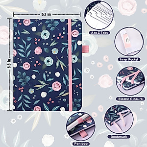 Password Book - Password Book With Alphabetical Tabs, 5.1'' X 6.8'' Small Password Book Keeper, Password Notebook With Elaastic Clourse, Inner Pocket, Penloop, For Website, Username