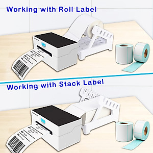 TERRIME Thermal Shipping Label Printer, Wireless Bluetooth Thermal Printer for 4x6 Shipping Label Barcode, Compatible with Android & iPhone/Windows/Mac OS, Support UPS FedEx Shopify Ebay Amazon Etsy