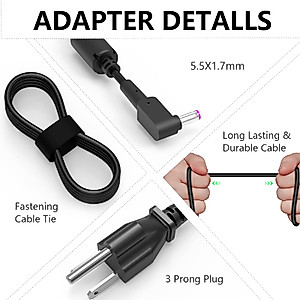 135W AC Charger Fit for Acer Nitro 5 Laptop Adapter