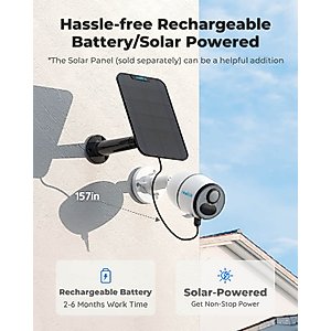 REOLINK Cellular Security Camera Wireless Outdoor, 4G LTE No WiFi Needed, 2K HD with Person/Vehicle Smart Detection & Playback, Rechargeable Battery Powered, Time Lapse, Two-Way Talk, Go Plus