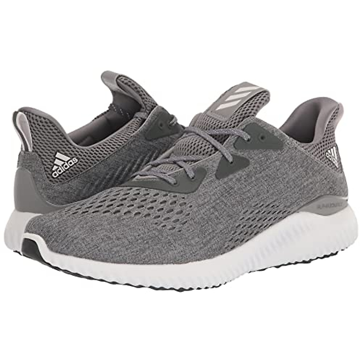 adidas Men's Alphabounce 1 M Running Shoe, Grey/Grey One/Grey, 8