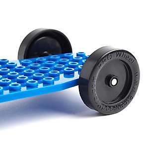 Pinewood Pro Brick Derby™ Car Chassis | Create a Customized car with Lego® Bricks to Race on Pinewood Derby Tracks | Fully Assembled and Ready to Race from Engineered for Speed