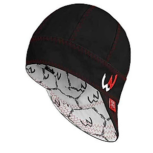 Welder Nation 8 Panel Welding Cap, 100% Cotton, Duck Canvas Exterior, Protective, Durable Men’s Hats with No Unicorn Peak for Welding, Heavy-Duty Jobs - Premium, Comfortable Welder Hat - 10 oz, 7 1/4