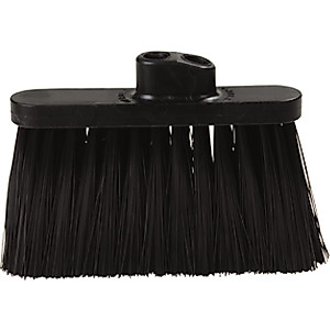 SPARTA 3685403 Flo-Pac Duo Sweep Stiff Filament Light Industrial Broom Head, Polypropylene Bristles, 11" Trim x 11" Width Bristle, 7" Overall Length, Black (Pack of 12)
