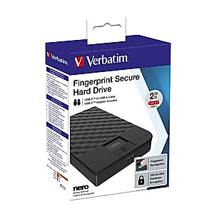 Verbatim Fingerprint Secure HDD 2TB 56351