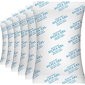 SurpOxyLoc 50 Gram(20Packs) Food Grade Silica Gel Packs Dessicant Packets for Moisture Control,Cobalt Chloride Free Moisture Absorbers for Food Storage