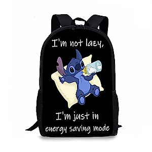 dvyuwhe 3pcs Cute Backpack Set for Boys Girls,Cartoon Backpack with Adjustable Lunch Bag And Pencil Case for Work/Travel