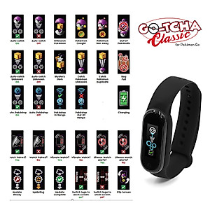 Datel Go-Tcha Classic for Pokemon Go with Auto Catch/Vibration Feedback/Animated Graphics & More Support iPhone/Android - Black