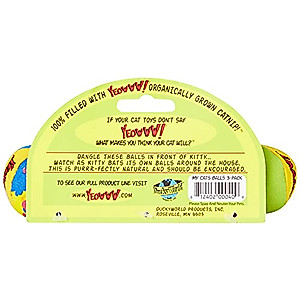 Yeowww My Cats Balls, 3 Balls per Pack